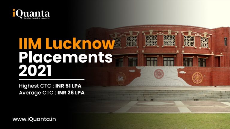 IIM Lucknow Placements 2021 : Highest CTC : INR 51 LPA | Average CTC ...