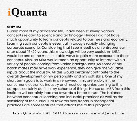 SOP For MBA: Samples SOPs, Effective Tips, Format and Structure ...