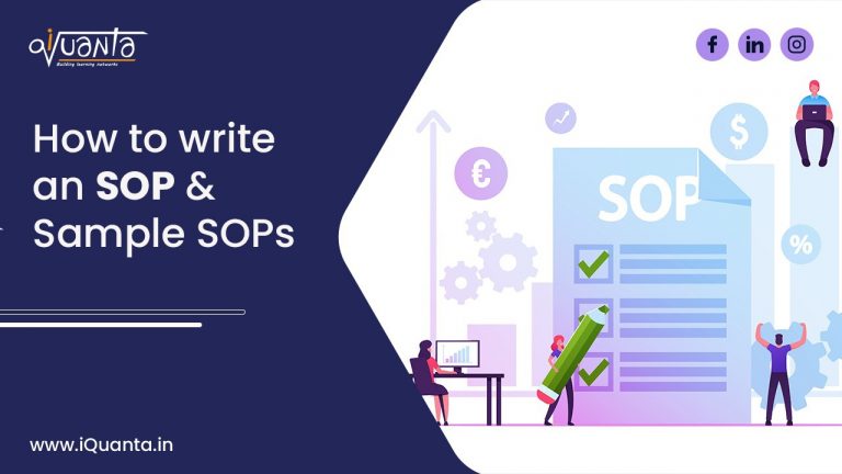 How to Write SOP & Sample SOPs - iQuanta CAT Preparation Blog