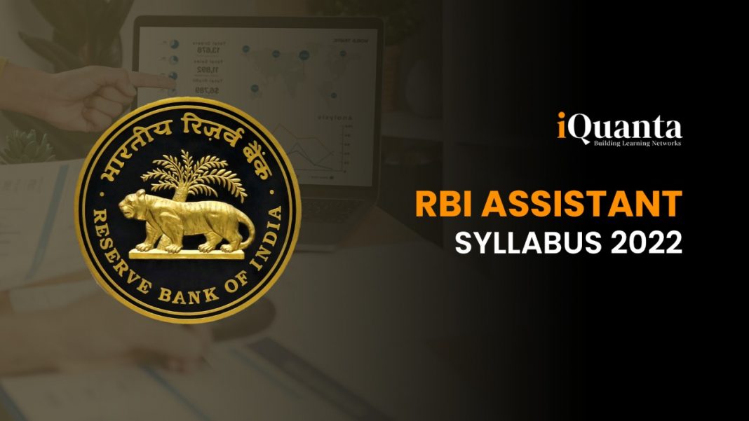 RBI Assistant Syllabus 2022 - iQuanta