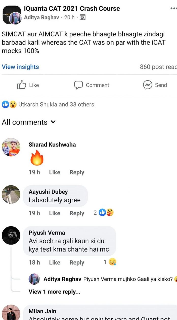 iCAT 2024: iQuanta's CAT Mock Test Series - iQuanta