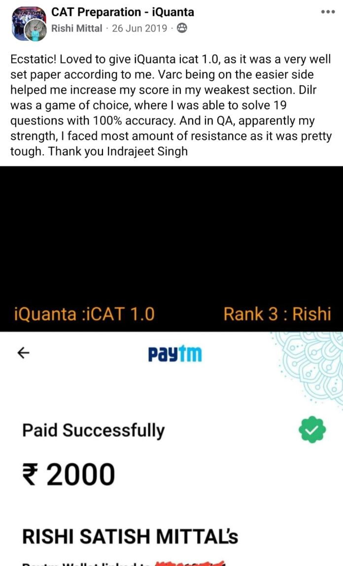 IIM ABC Batch + iCAT Mocks by iQuanta - iQuanta