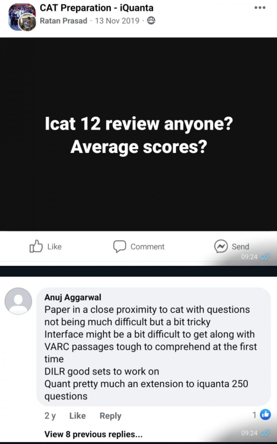 iCAT 2024: iQuanta's CAT Mock Test Series - iQuanta