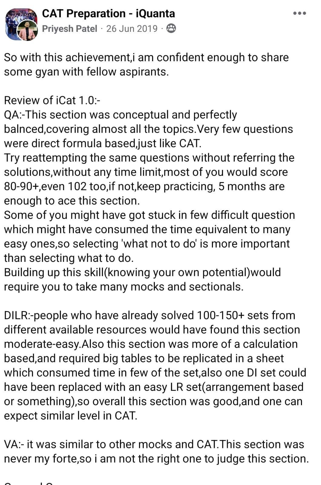 iCAT 2024: iQuanta's CAT Mock Test Series - iQuanta