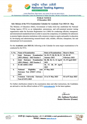 CUET 2023 Exam Dates Released! [Official Notification] - iQuanta