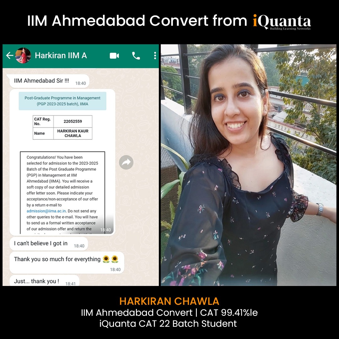 CAT 2022 Toppers List From iQuanta : 70+ Score 99%ile - iQuanta