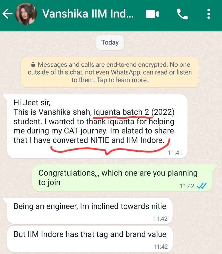CAT 2022 Toppers List From iQuanta : 70+ Score 99%ile - iQuanta