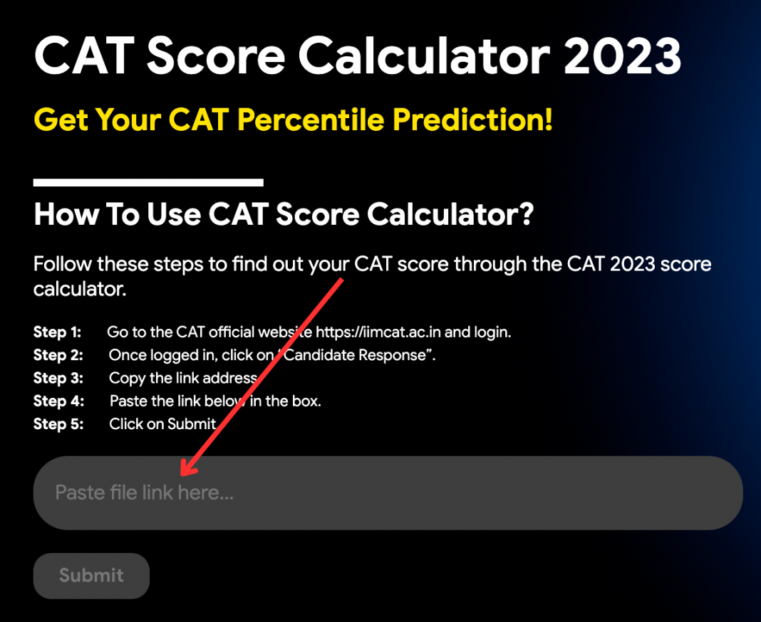 CAT 2023 Score Calculator & Percentile Predictor From Response Sheet by ...