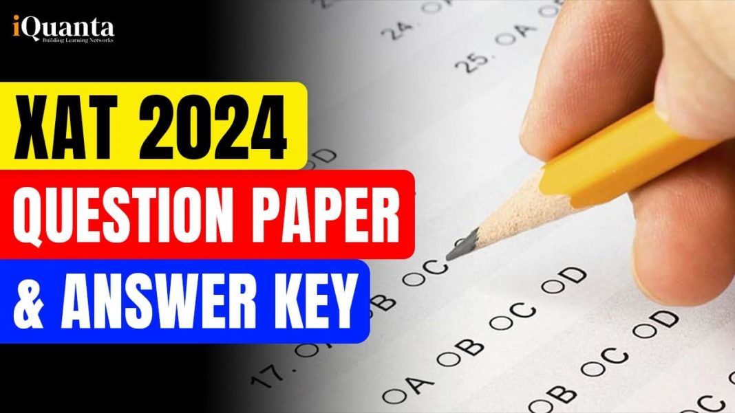 XAT 2024 Question Paper & Answer Key - iQuanta