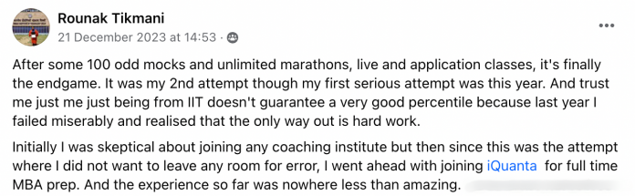 CAT 2023 Toppers List : Check Names, Scorecards & Journey - iQuanta