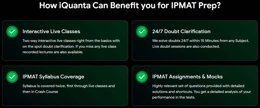 Important Topics for IPMAT 2024 - iQuanta