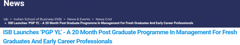 ISB Selection Process : 1 Year Vs. 2 Year Program Detail - iQuanta