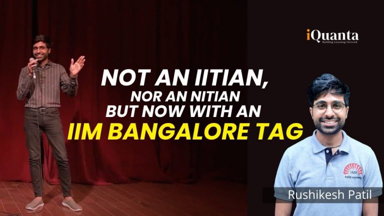 How Rushikesh Converted IIM Bangalore in his First Attempt - iQuanta