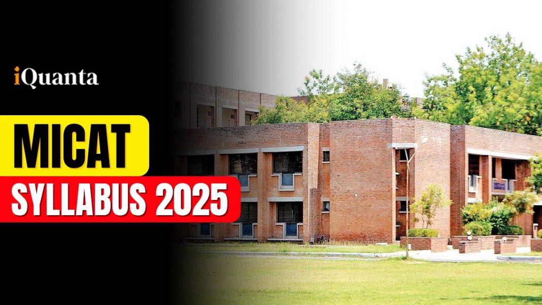MICAT Syllabus 2025 - Important Topics and Latest Exam Pattern - iQuanta