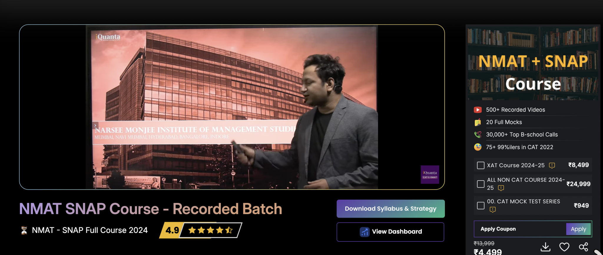 Top 15 MBA Colleges Accepting SNAP Score - iQuanta