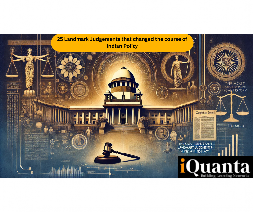 The 25 Most Important Landmark Judgments in Indian Legal History - iQuanta