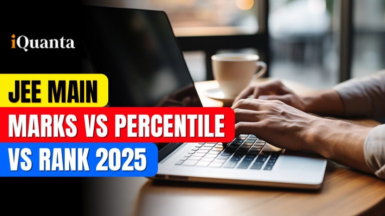 JEE Main Marks Vs Percentile Vs Rank 2025 - iQuanta