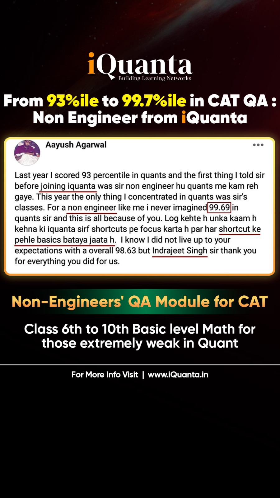 High Weightage Topics in CAT 2025 - iQuanta