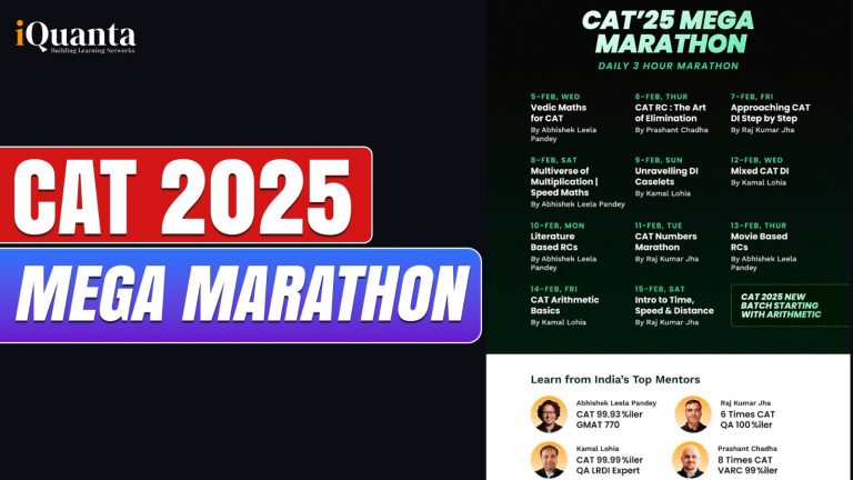 Join the CAT 2025 Mega Marathon - Start Your CAT Preparation Journey ...