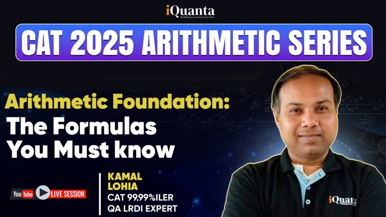 CAT 2025 Arithmetic Series - Master the Basics and Important Formulas - iQuanta