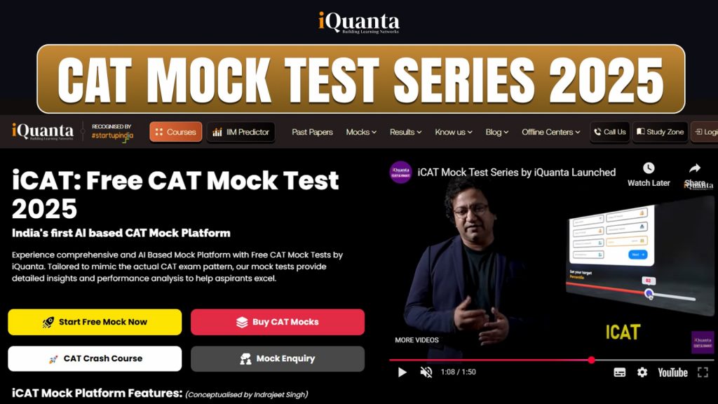 CAT Mock Test Series 2025 - Kickstart Your Preparation With Real CAT ...