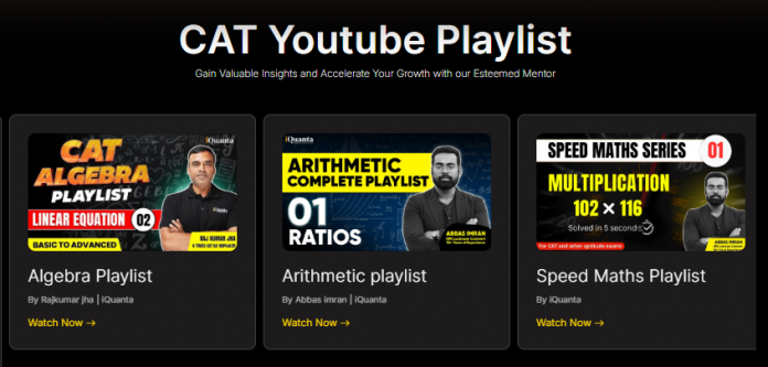 Free Resources for CAT 2025 - iQuanta