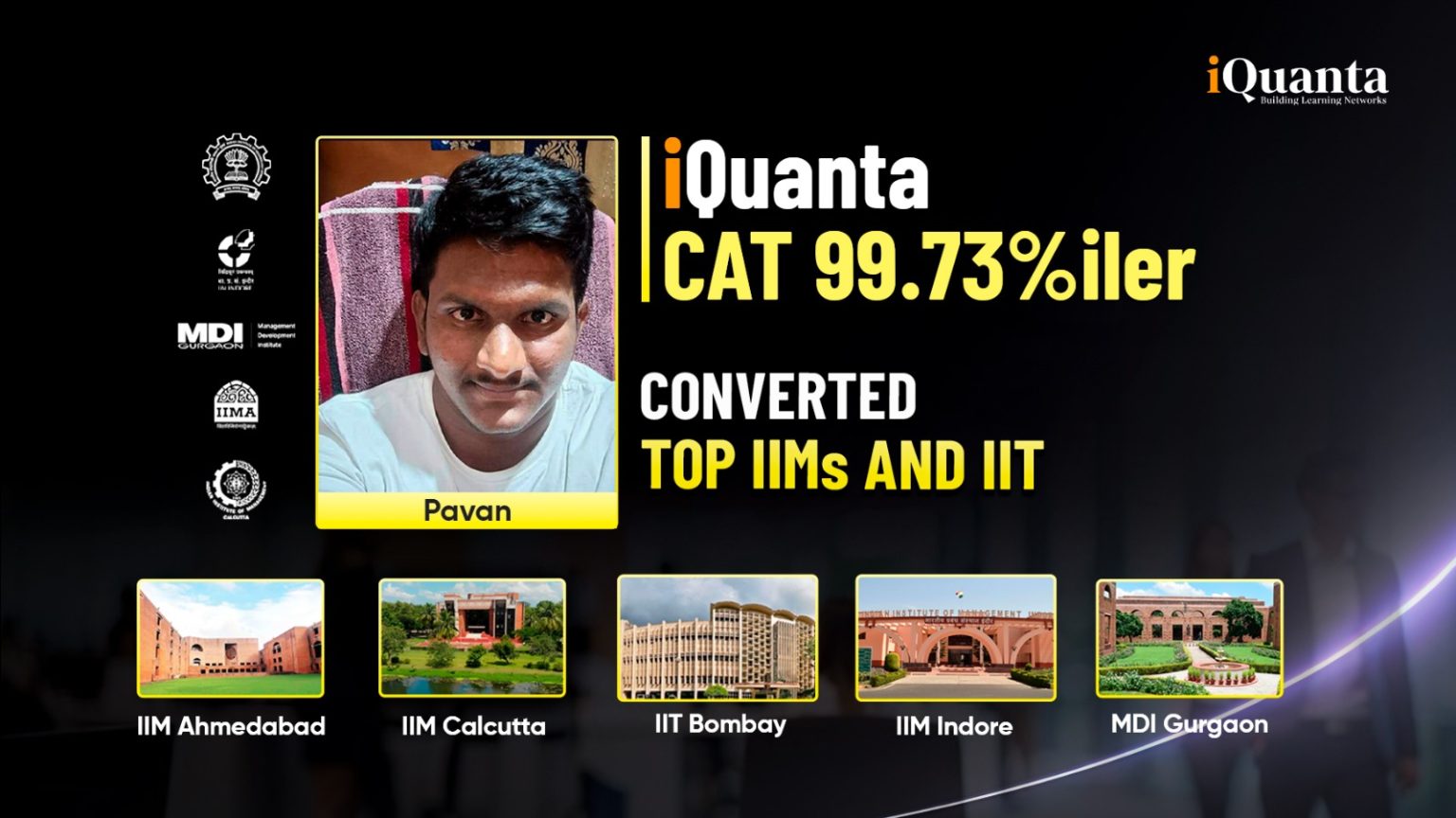 iQuanta's CAT 99.73%iler Converts Top IIMs and IIT Along With a Full ...