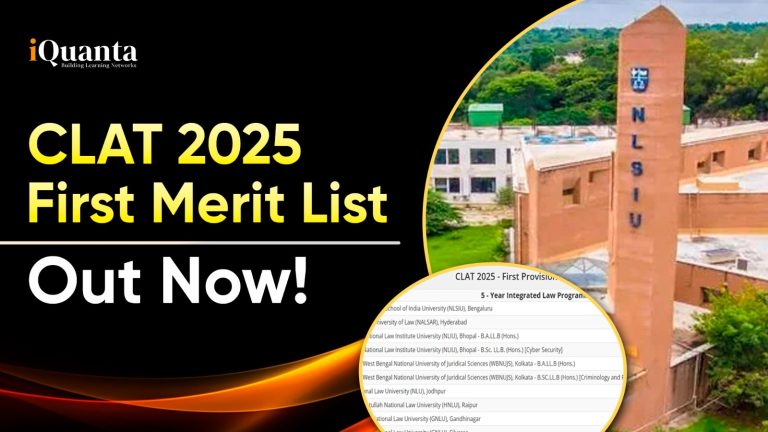 CLAT Merit List 2025 Out - Check the CLAT Cutoff 2025 Round 1 - iQuanta