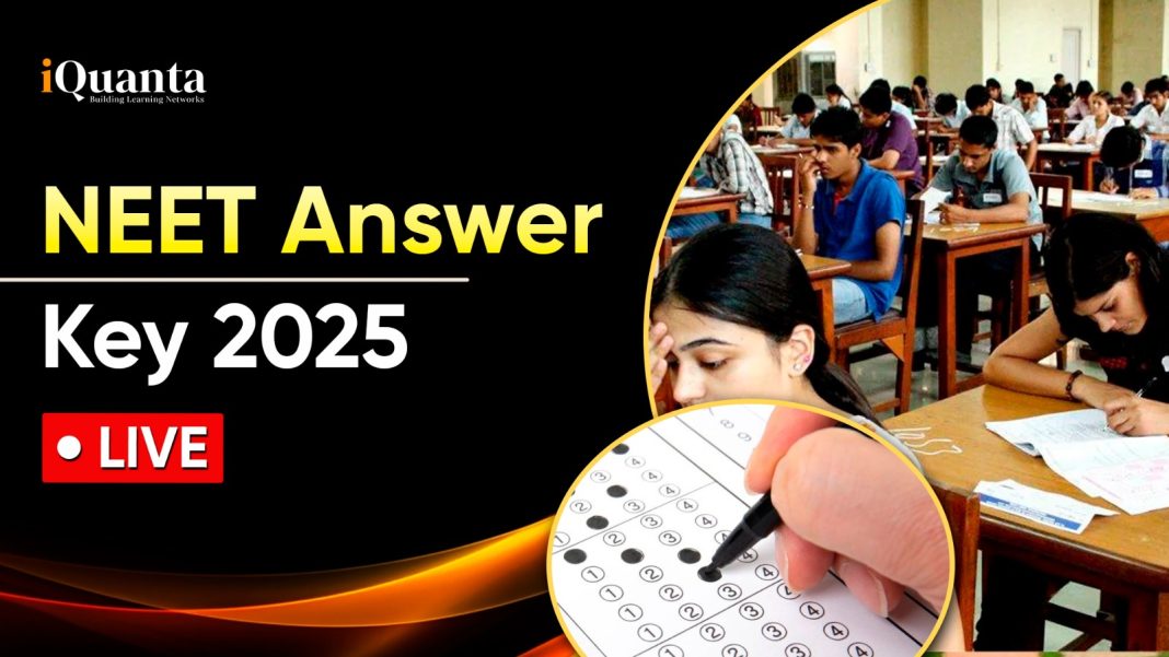 NEET Answer Key 2025 Released (Live Updates) - Check NEET UG ...