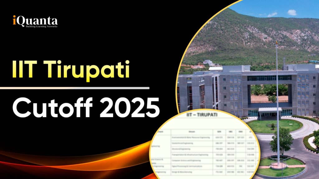 IIT Tirupati Cutoff 2025 - Know the Expected Cutoff for all BTech Programs - iQuanta