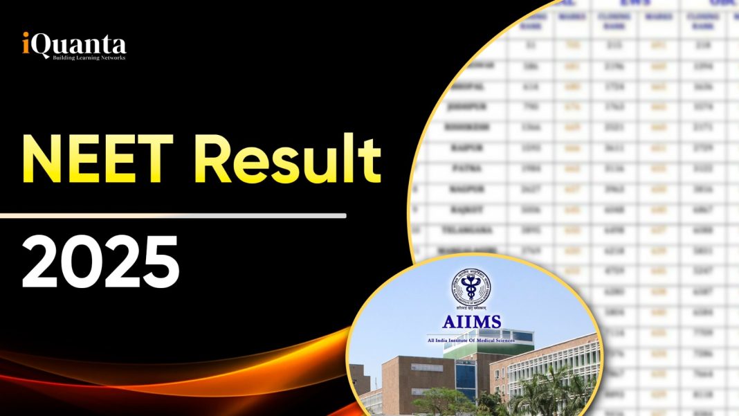 NEET Result 2025 - Release Date, NEET Expected Cutoff and Other Details - iQuanta