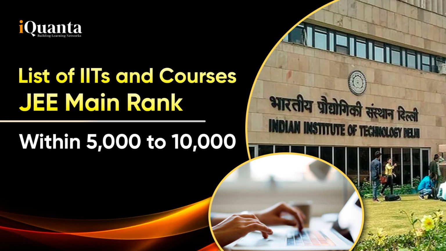 List of IITs and Courses With JEE Rank Within 5,000 to 10,000 - iQuanta