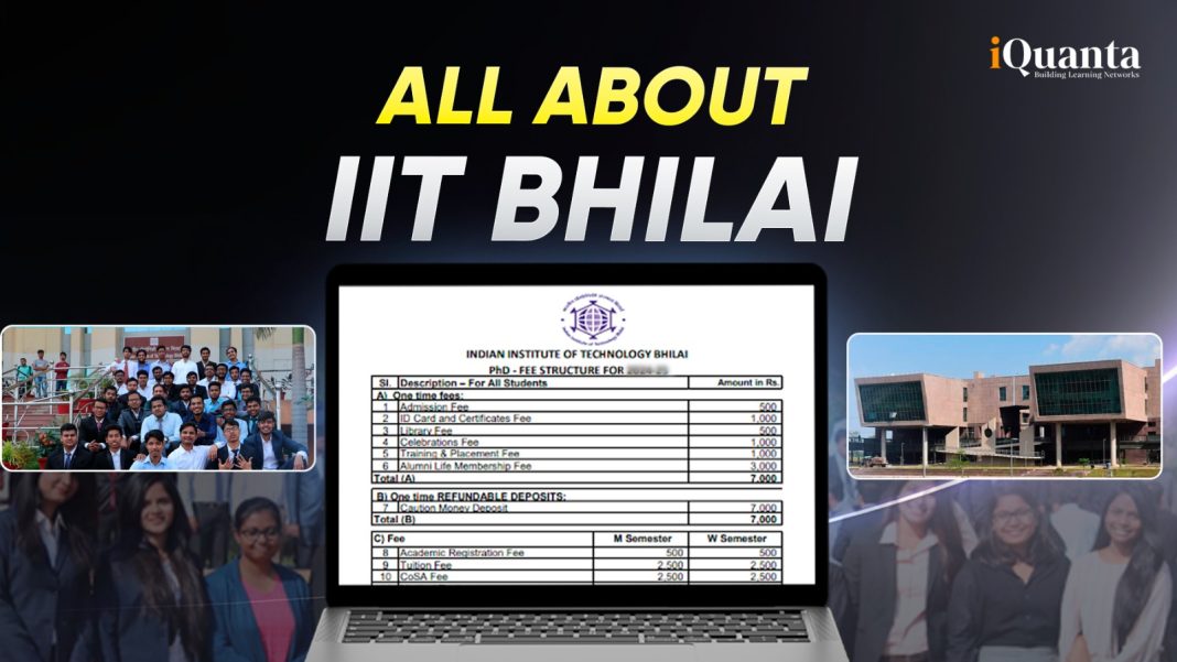 IIT Bhilai - Courses, Admission, Cutoff and Placements - iQuanta