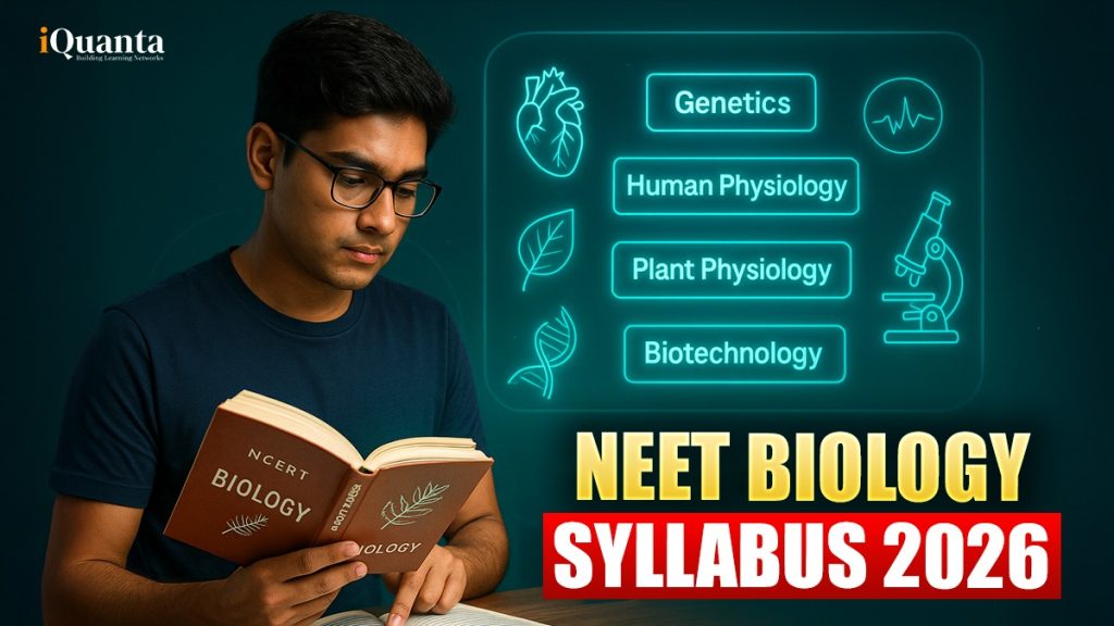 NEET Biology Syllabus 2026 - NCERT 11th & 12th, Master Plan - iQuanta