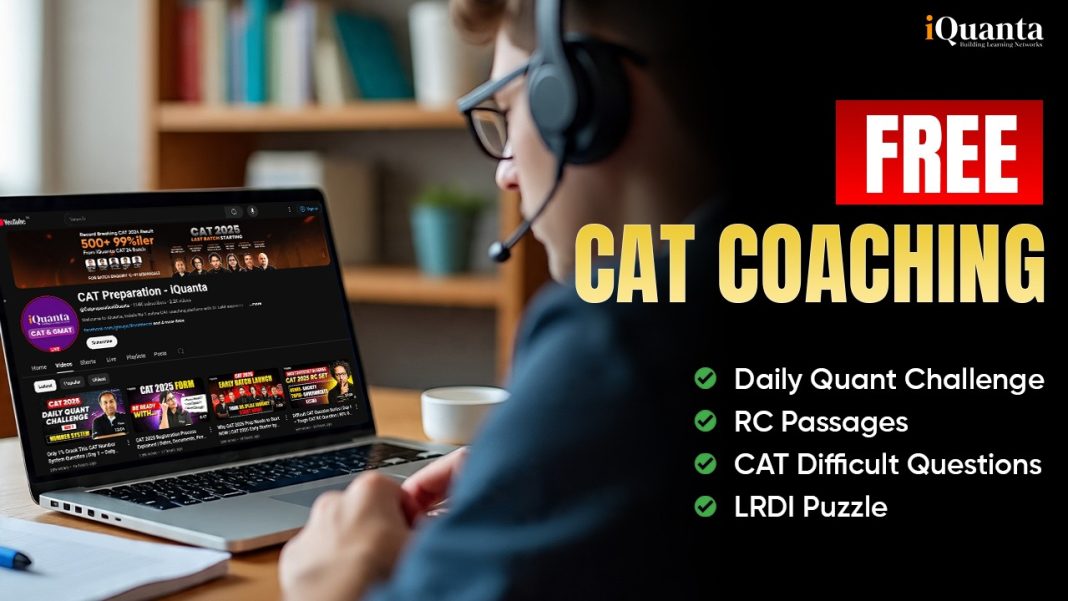 Free CAT Coaching - Get Direct Links Here - iQuanta