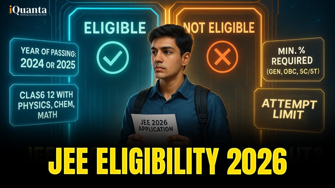JEE Main Eligibility Criteria 2026 - Know Age Eligibility, Number of ...