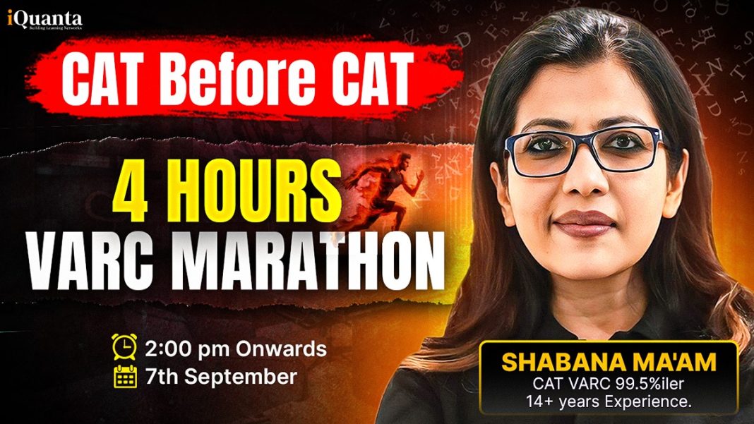 4 Hours VARC Mega Marathon - CAT before CAT - iQuanta