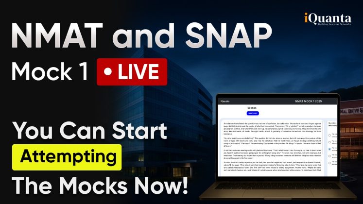 NMAT and SNAP Mocks Free - Mock 1 Live Now! - iQuanta