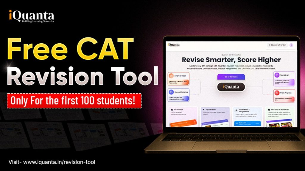 CAT 2025 : 30-Day Revision Tool for Just Rs.9 - iQuanta