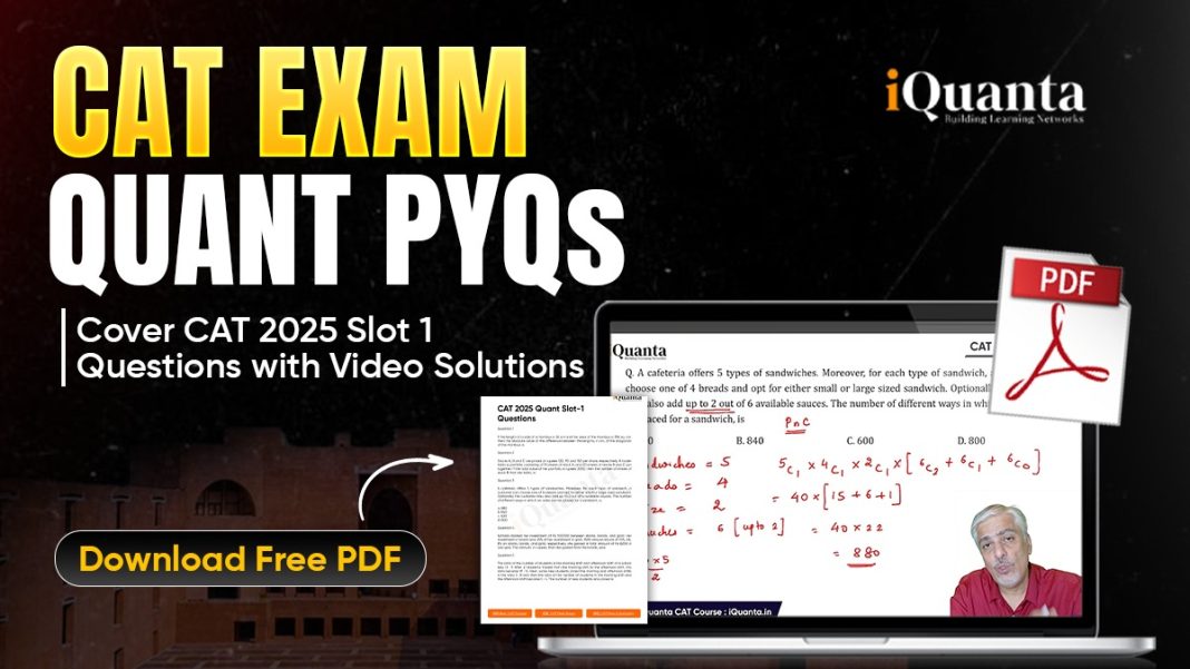 CAT Quant Questions 2025 with Detailed Video Solution (Download Free ...