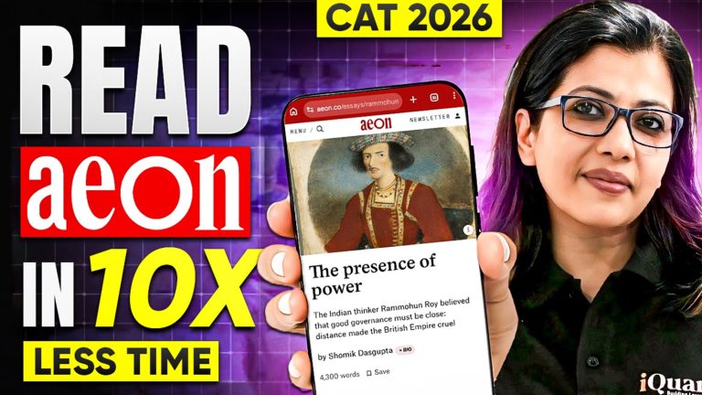 How to Read Aeon Essays for the CAT 2026 – Use these 3 Amazing ChatGPT ...