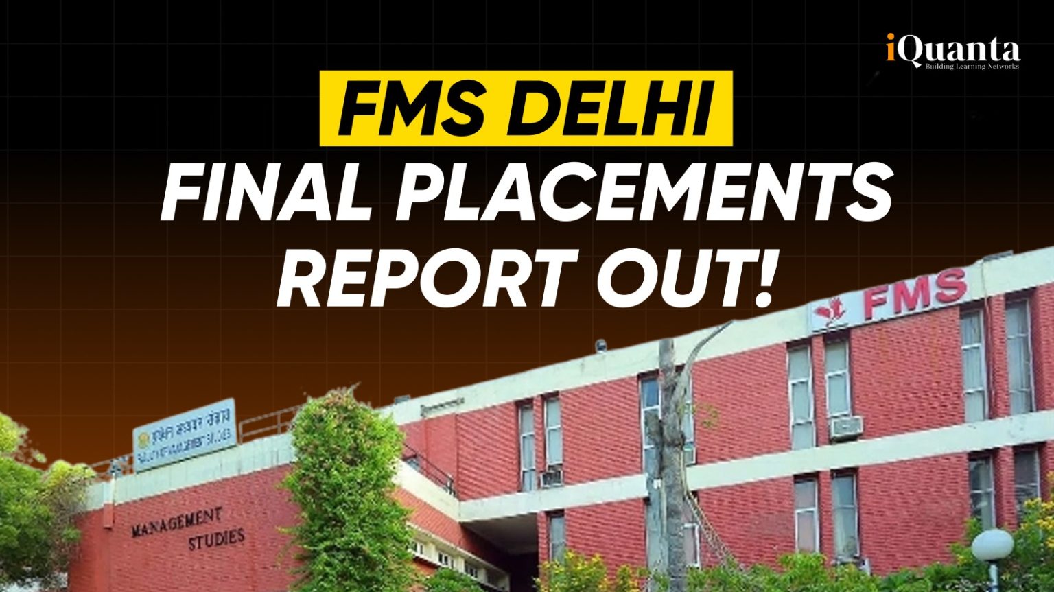 FMS Delhi Final Placements 2026 Out: Average Package INR 32.27 LPA ...