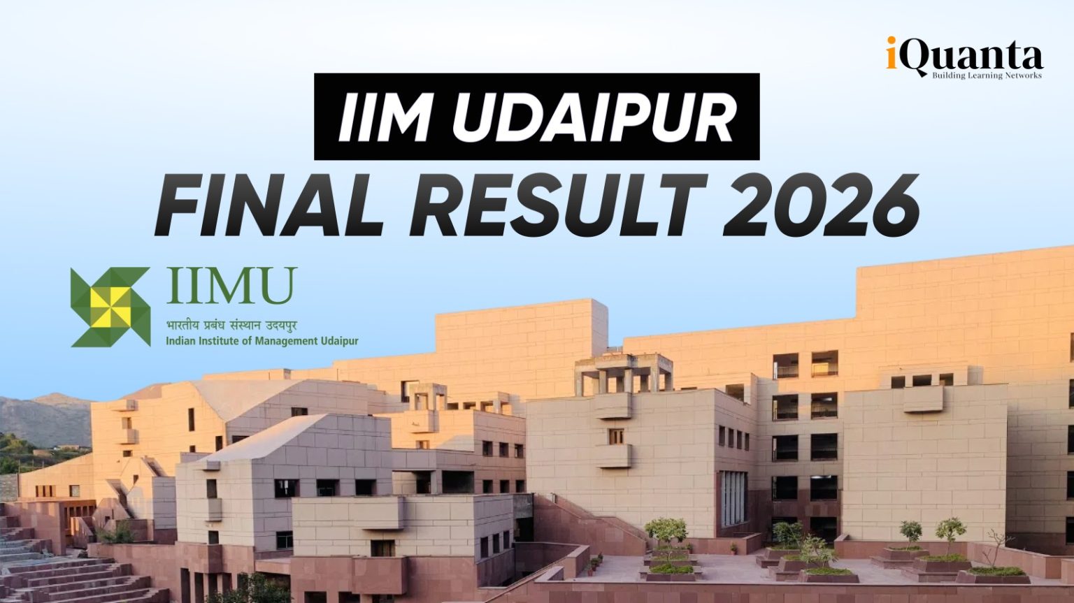 IIM Udaipur 2026 Final Result is Out Now, Steps to Check, MBA Fees ...